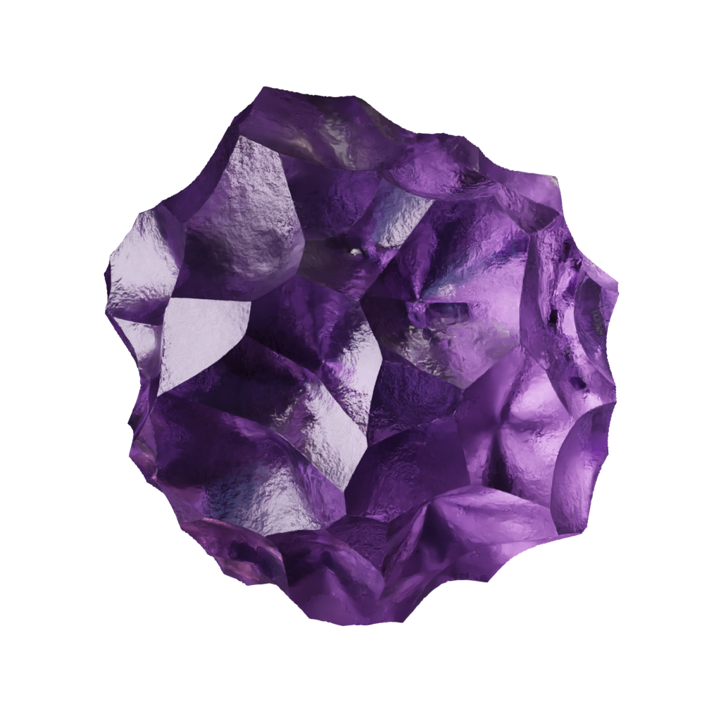 Purple Gemstone Rock | FREE stone materials | BlenderKit
