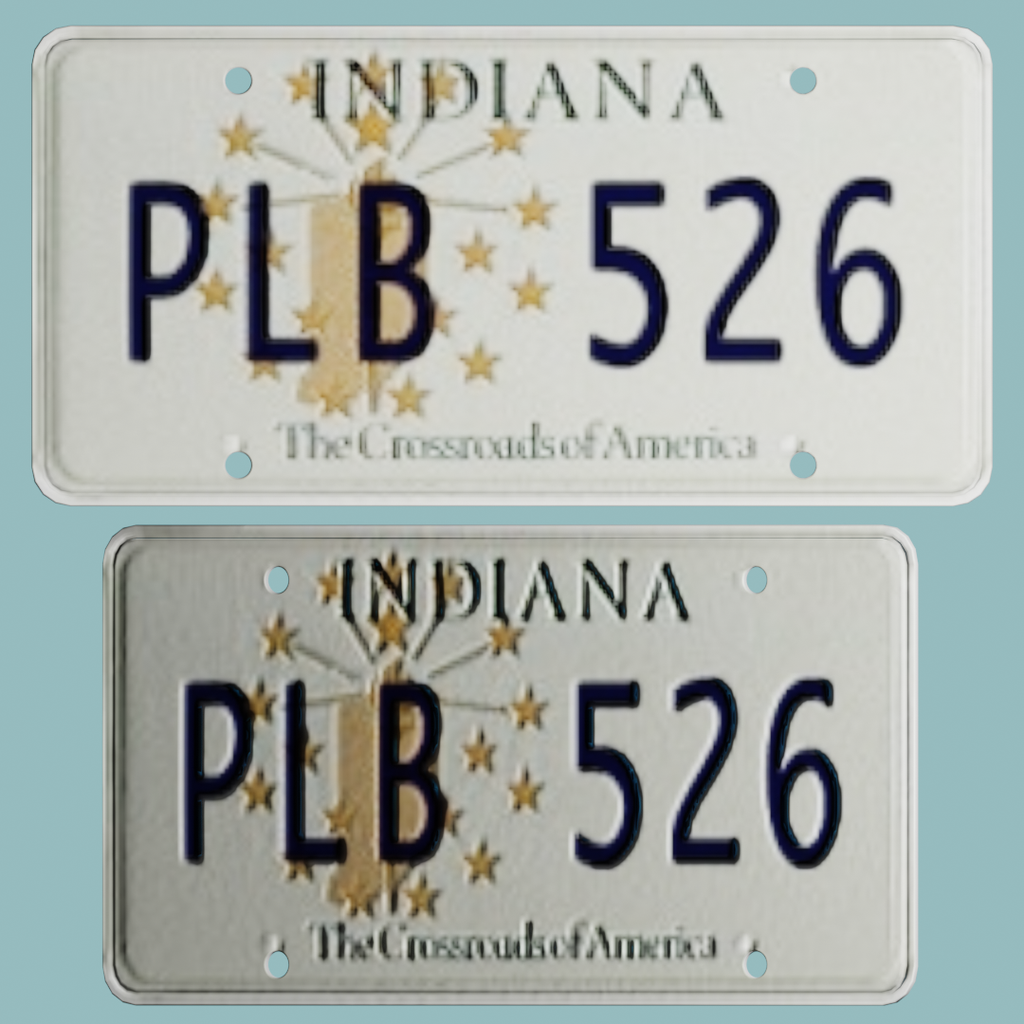 Indiana Licence plate PL | FREE Vehicle Parts models | BlenderKit