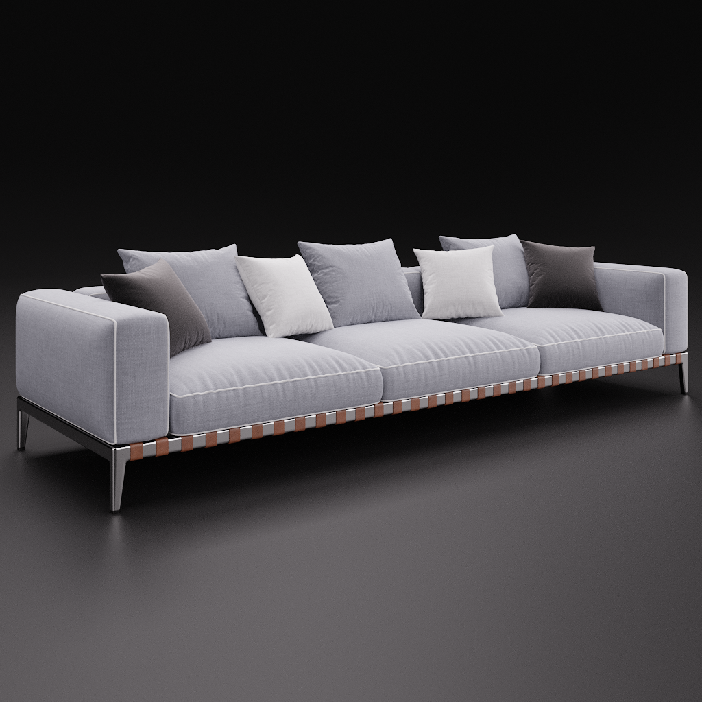 Sofa Gregory | 3D Sofa models | BlenderKit