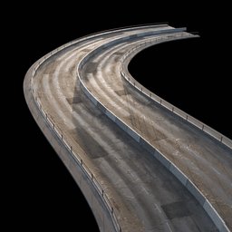 Procedural Road | FREE Exterior Elements models | BlenderKit