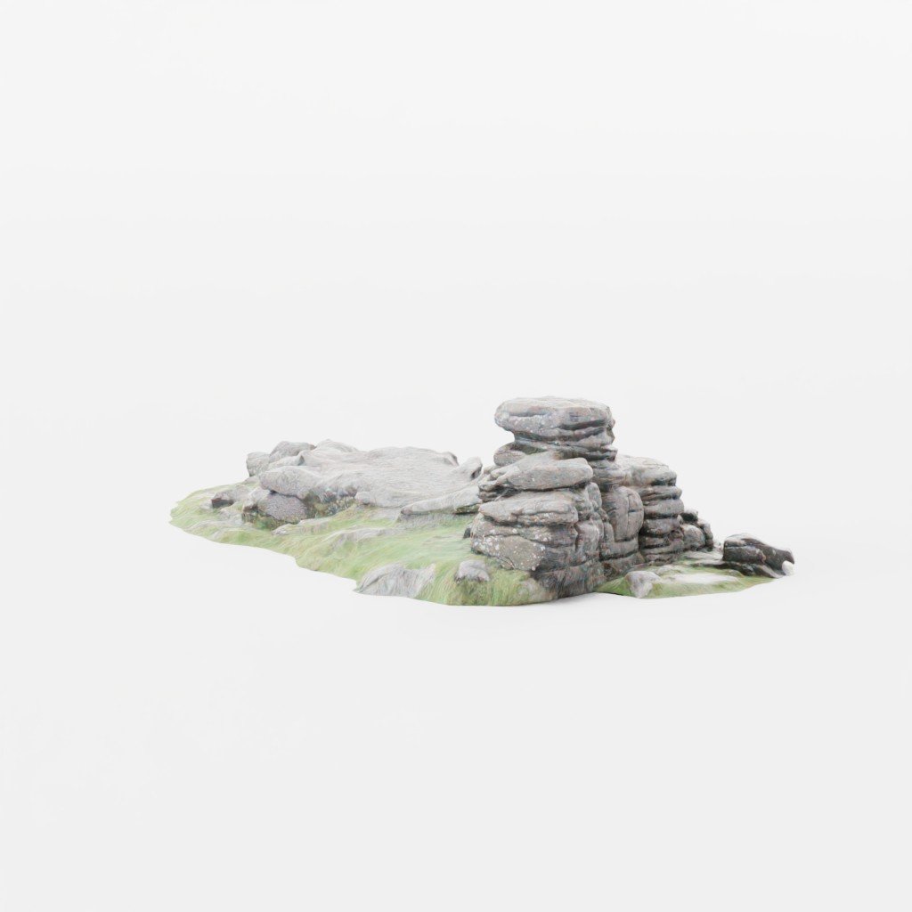 Snow Mountain | FREE 3D Terrain models | BlenderKit