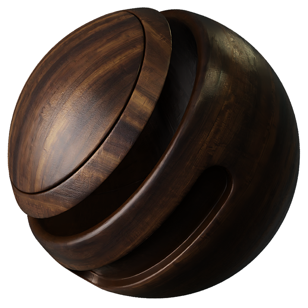 Wood Smooth Walnut | FREE wood materials | BlenderKit