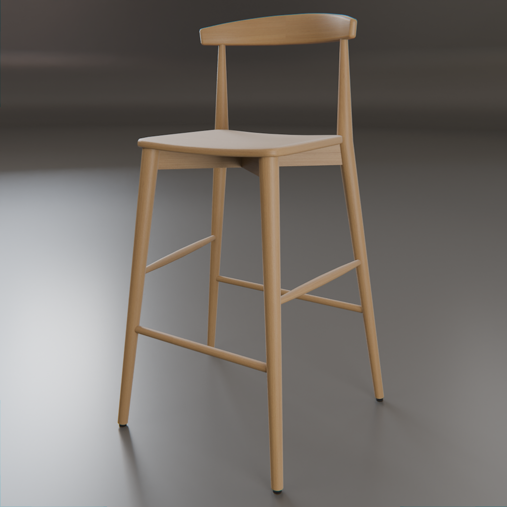 Stool 03 | Bar chairs models | BlenderKit
