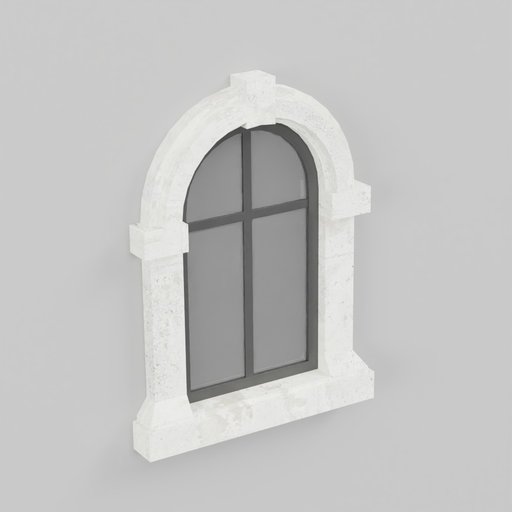 BlenderKit | Download the FREE Arc Window 114x29x154 model