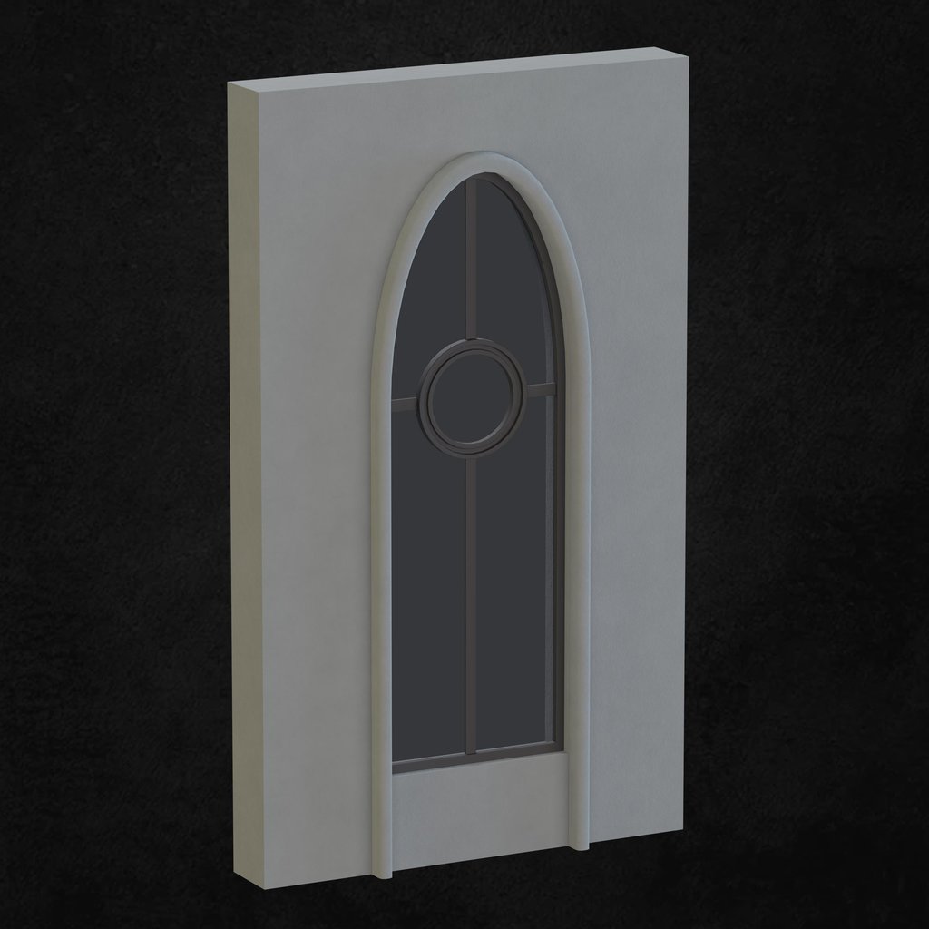 Classical Window | Windows models | BlenderKit