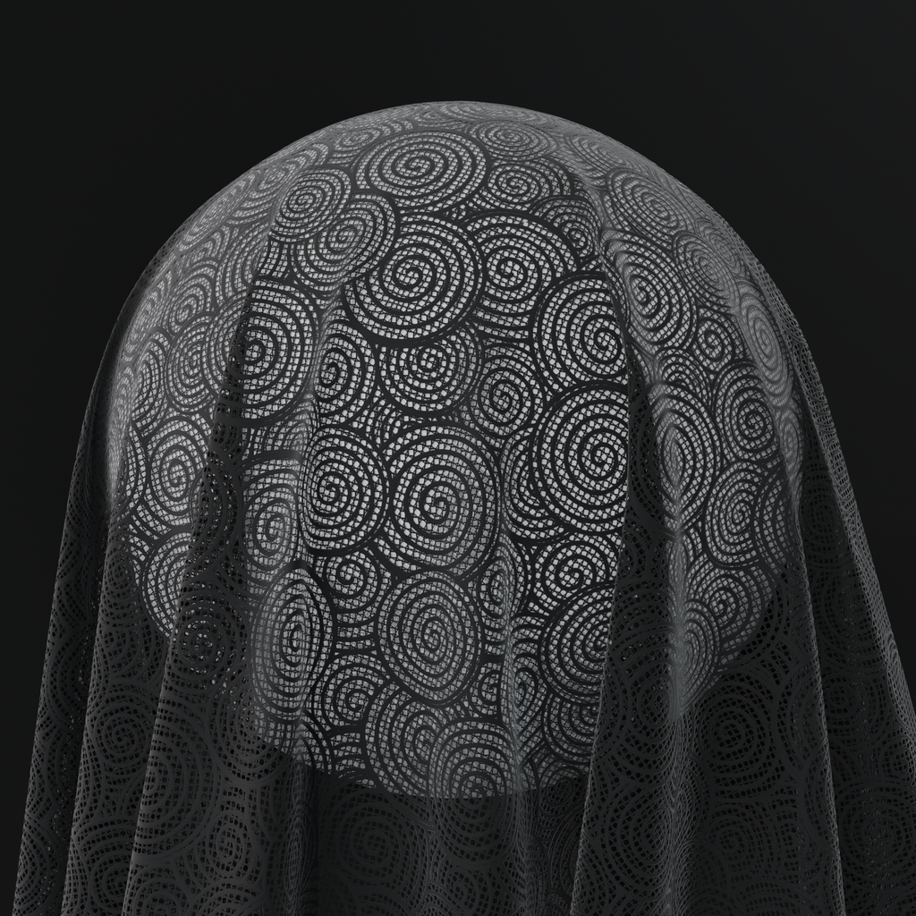 BlenderKit | Download the FREE Lace Fishnet Fabric material