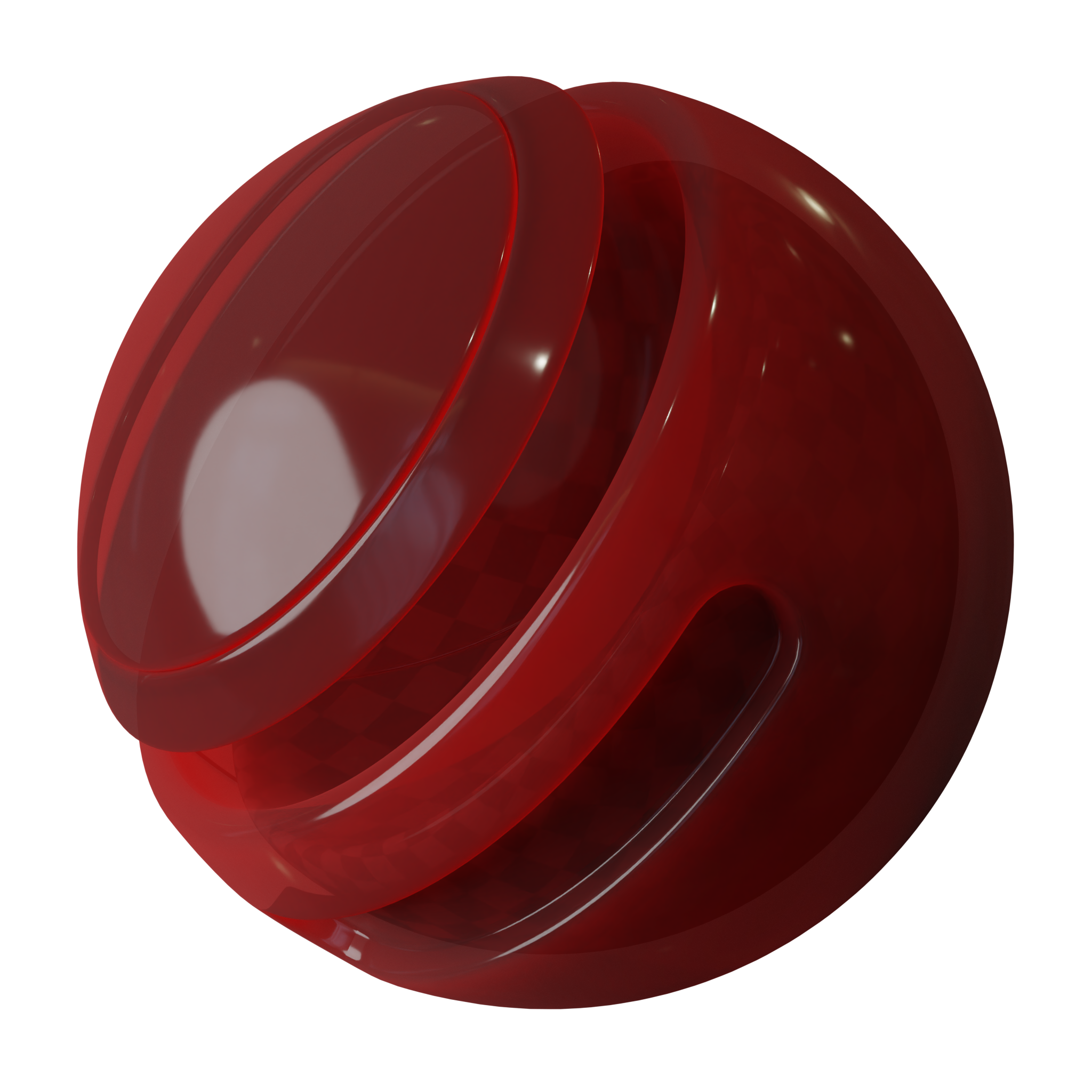 Translucent procedural red plastic | FREE plastic materials | BlenderKit