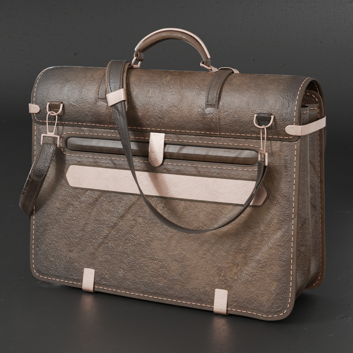 MK Briefcase&Bag 023 | Bags & Suitcases models | BlenderKit