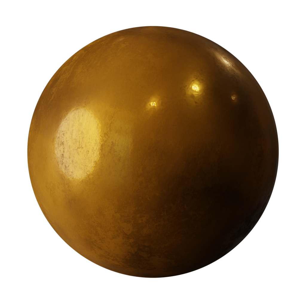 Aged Gold | FREE metal materials | BlenderKit