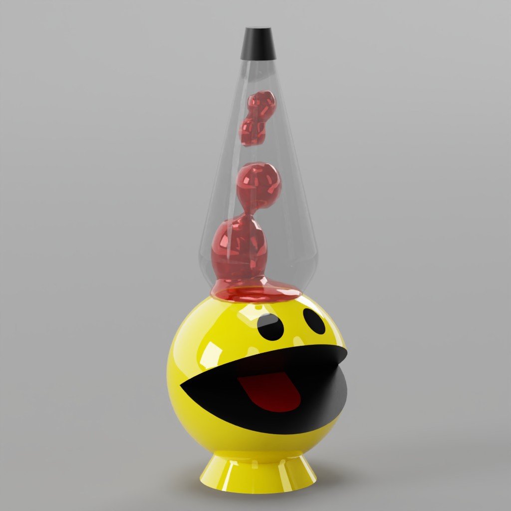 Pacman Lava Lamp | FREE Lights models | BlenderKit