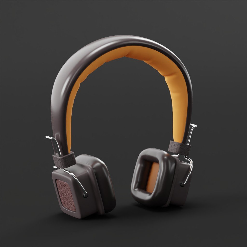 Headphone | FREE Hobbies & Sports 3D Models models | BlenderKit