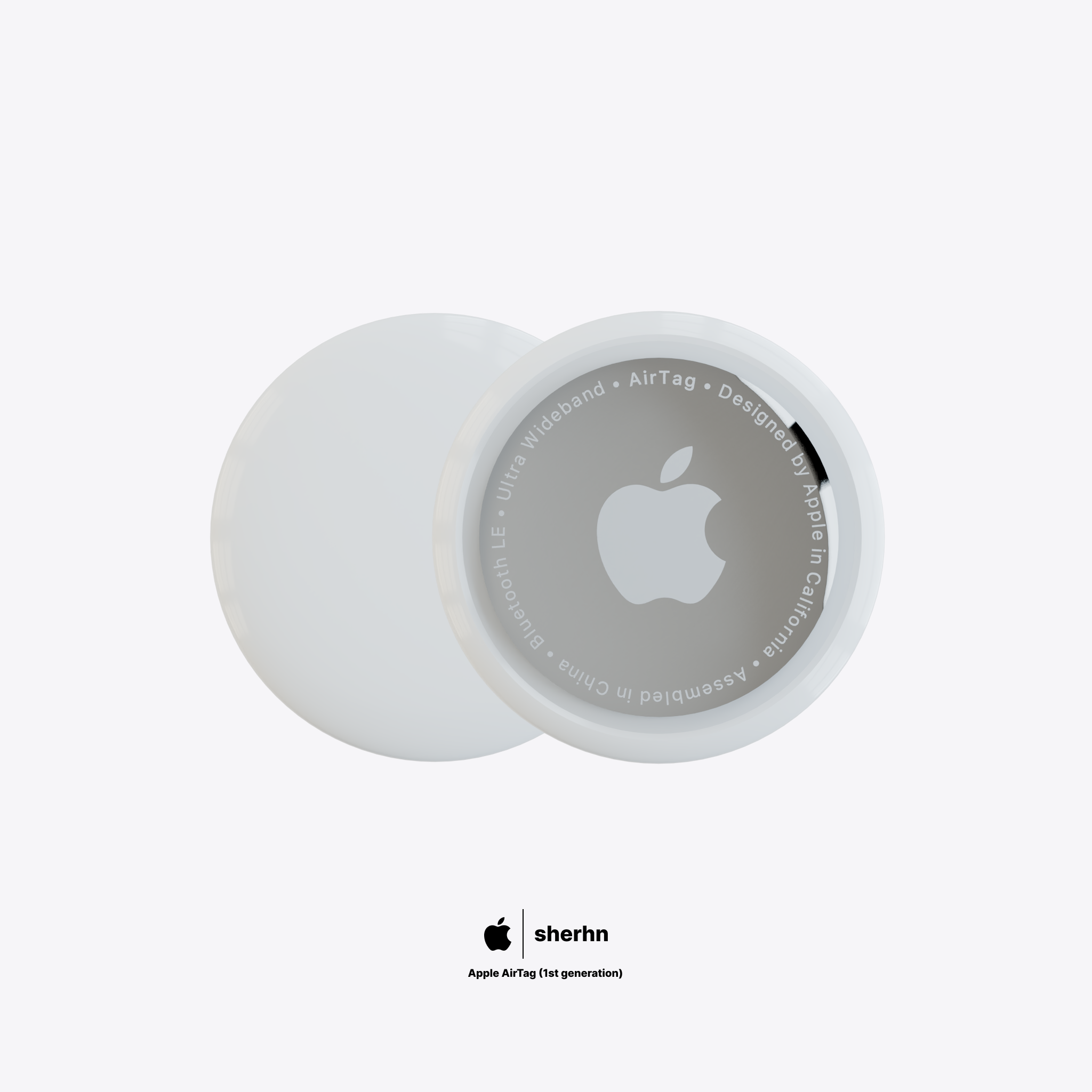 Apple AirTag (1st generation) | FREE Electronic Devices models | BlenderKit
