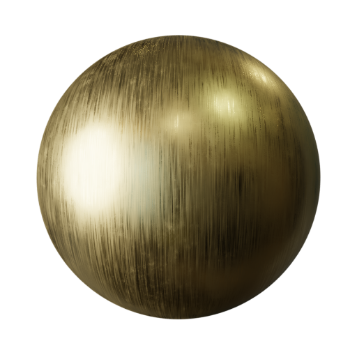 Brass - Brushed | FREE metal materials | BlenderKit