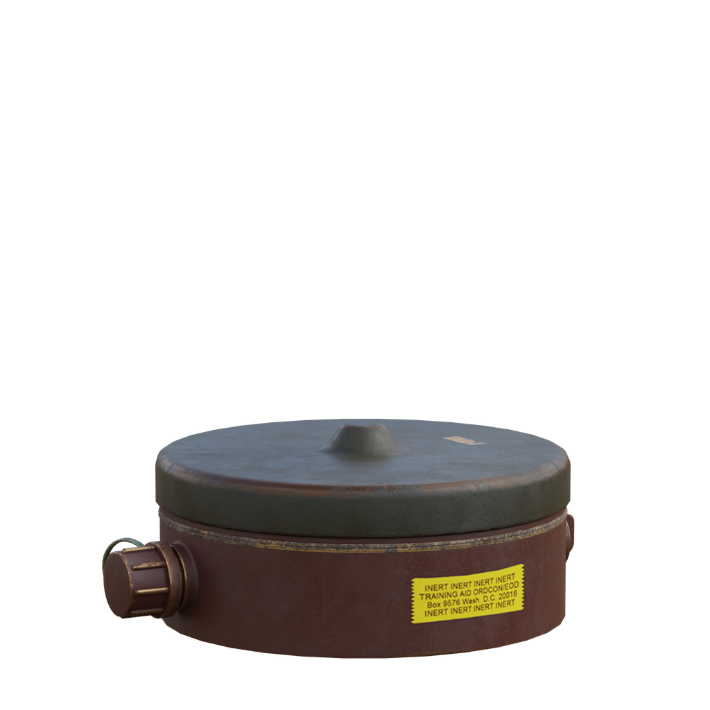 Anti-Personnel Blast Mine | FREE Historical Weapons models | BlenderKit