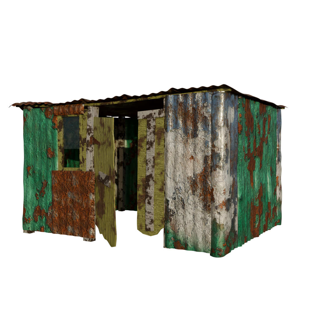 Old Shack 1 | FREE Architectural Structures models | BlenderKit