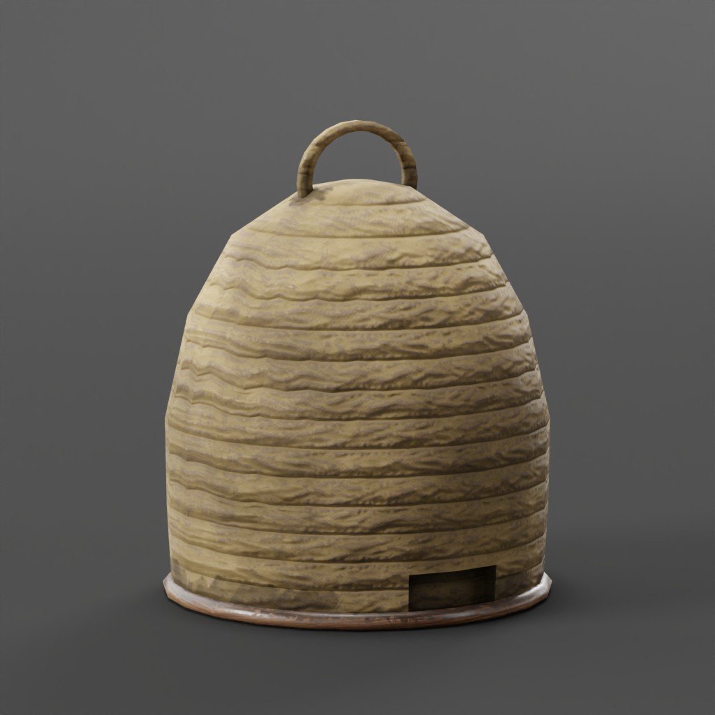 Beehive 02 | Containers models | BlenderKit