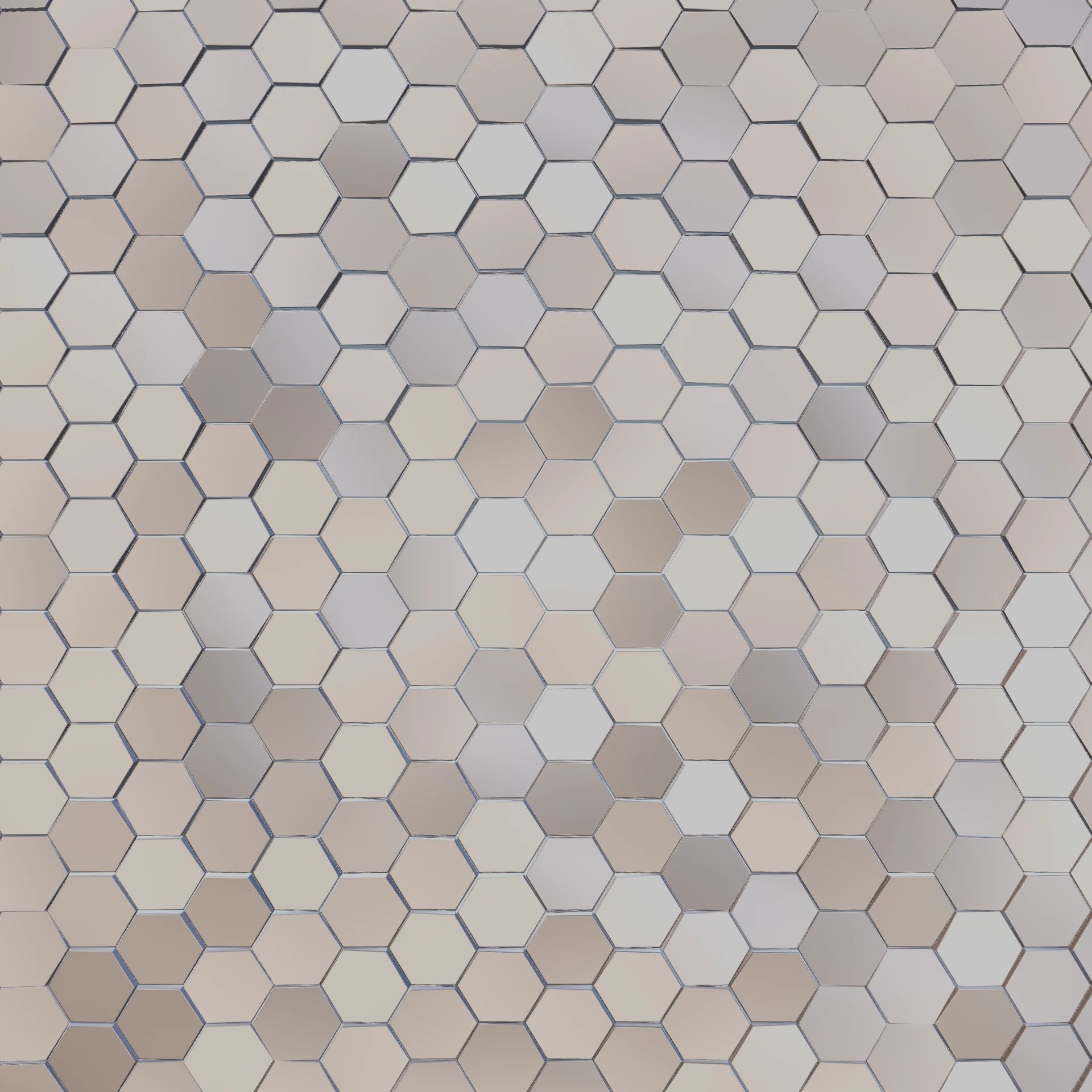 Hexagonal plates | FREE pattern brushes | BlenderKit