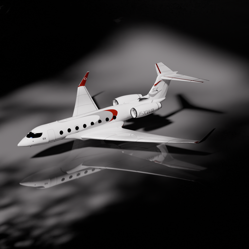 Gulfstream G550 Private Jet | Private Jets 3D Models models | BlenderKit