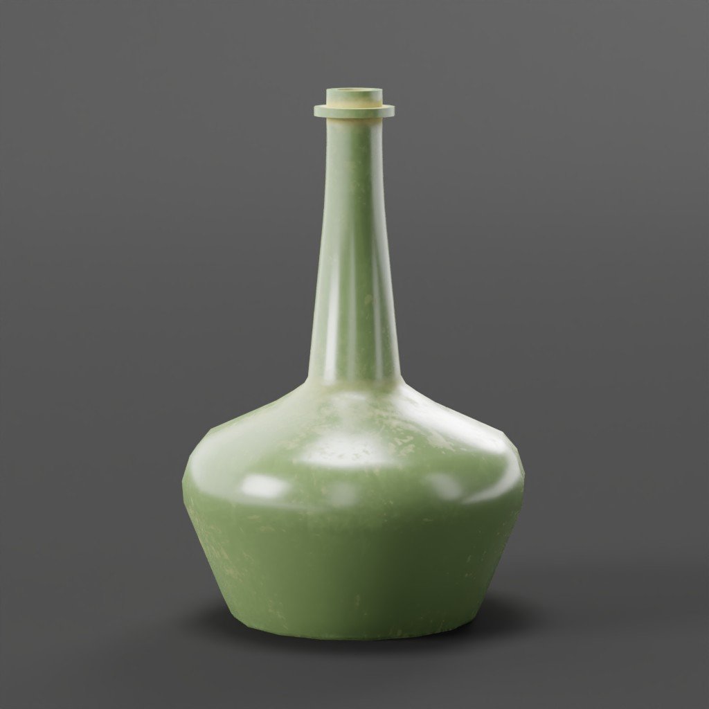 Wine bottle 02 | 3D Restaurant / Bar models | BlenderKit