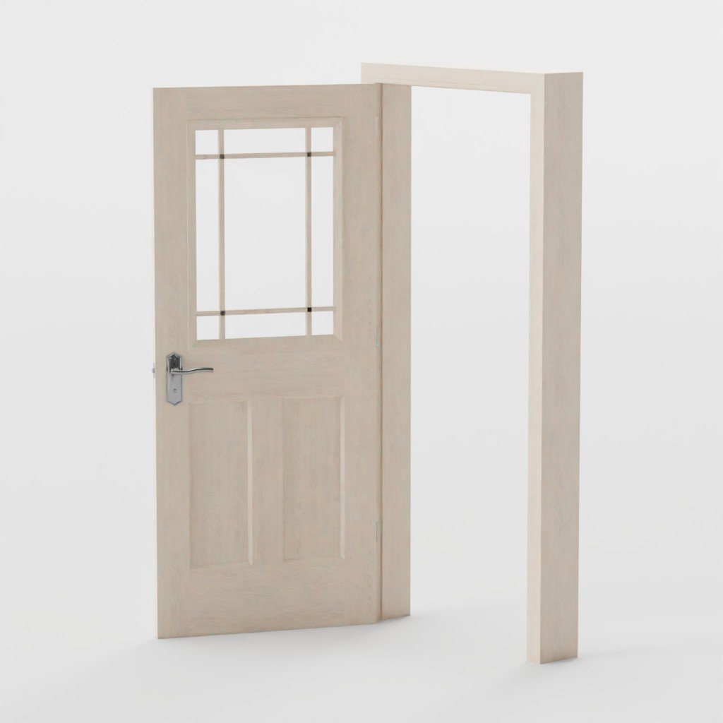 Interior Door and Frame #15 | Doors models | BlenderKit