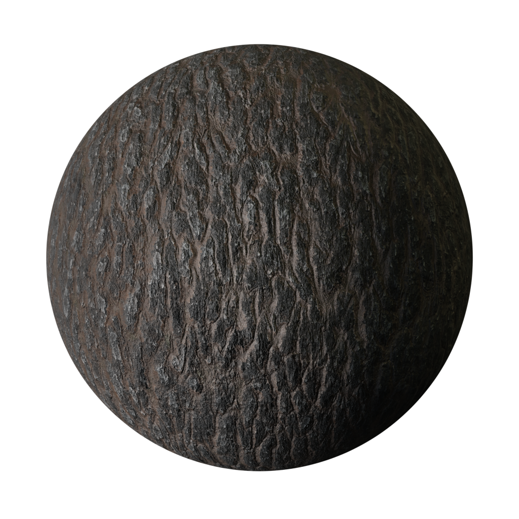 Rough Old Oak Tree Bark | FREE organic materials | BlenderKit