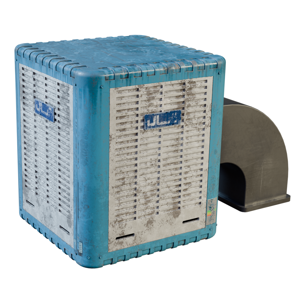 Evaporative Cooler | Urban Environment models | BlenderKit