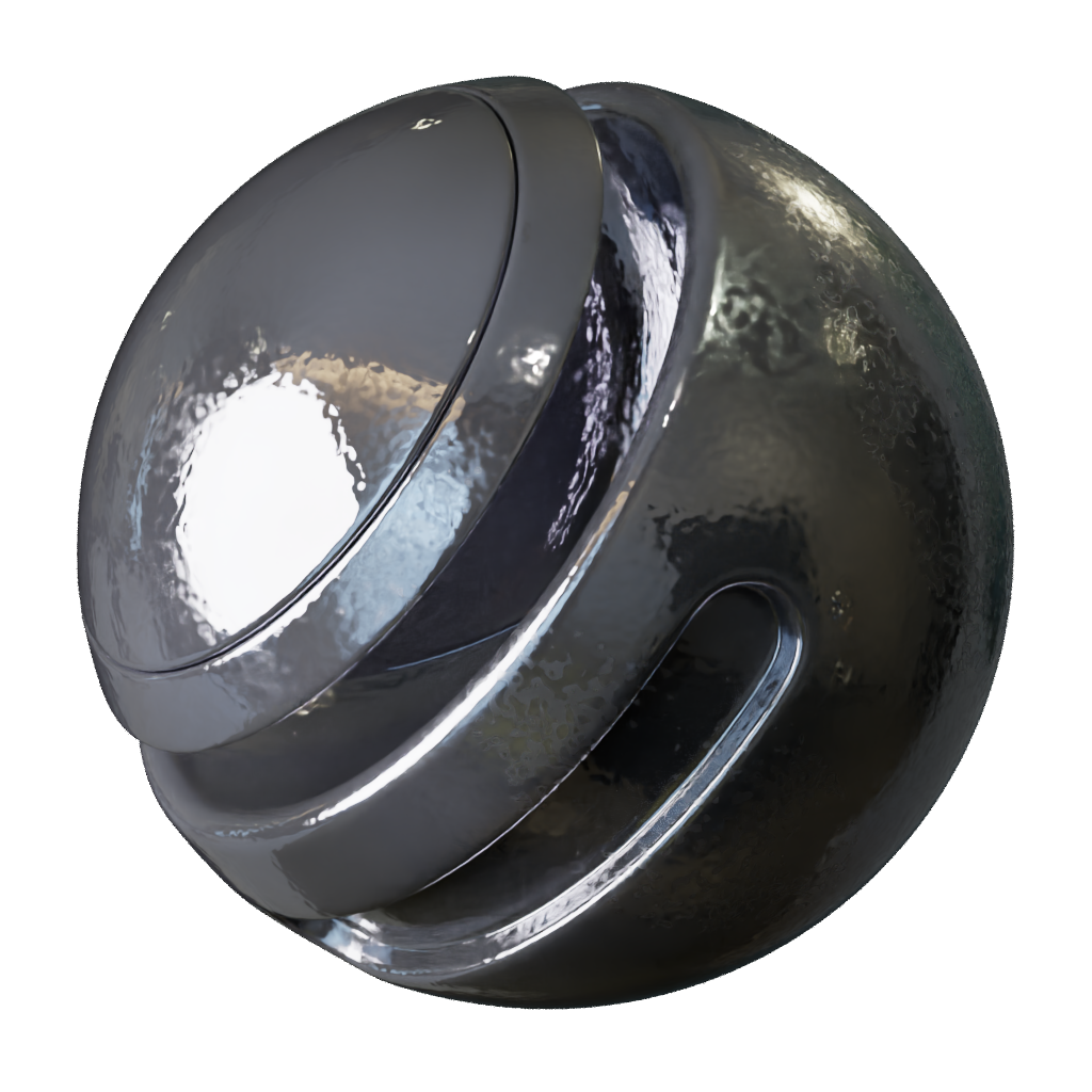 Rough Silver Grunge Metal | FREE metal materials | BlenderKit