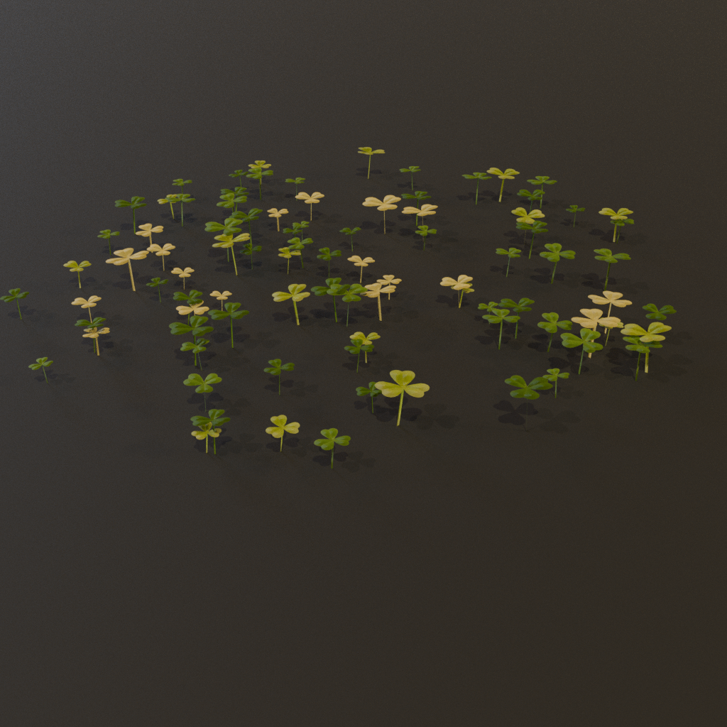 Grass Clover Grownd Cover | Grass models | BlenderKit