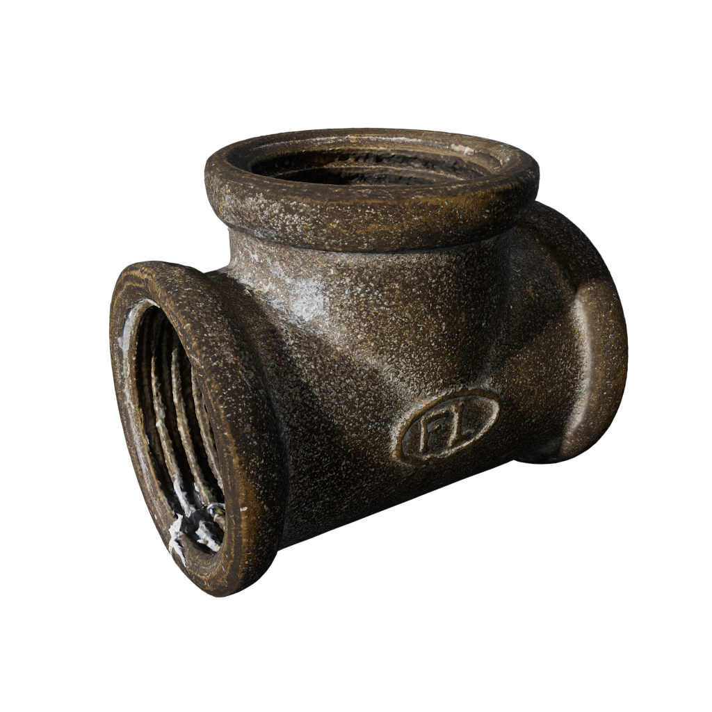 Metal water pipe interface | FREE Power & Hand Tools models | BlenderKit