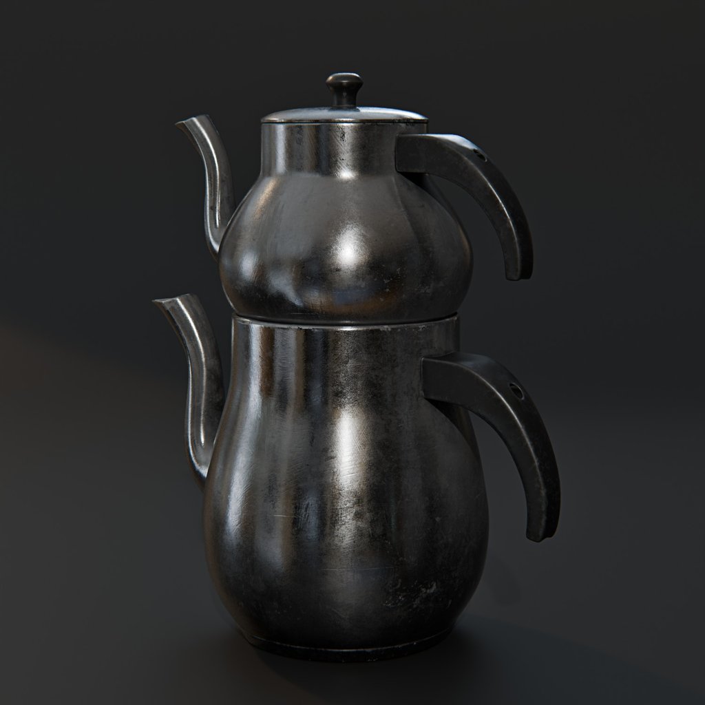 Teapot | FREE Kitchenware models | BlenderKit