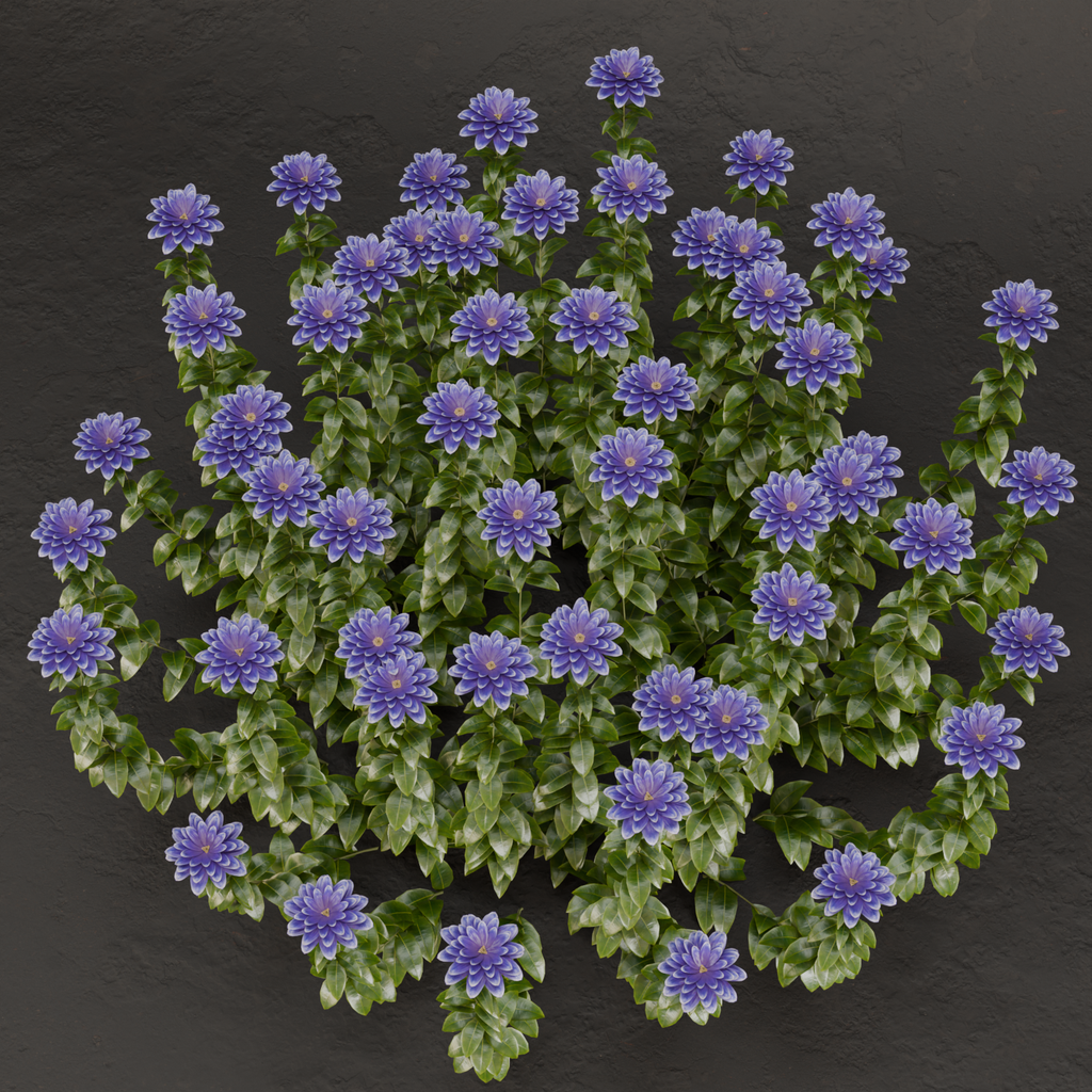 SJ-Enchanted Blossom Bush | Outdoor Plants models | BlenderKit