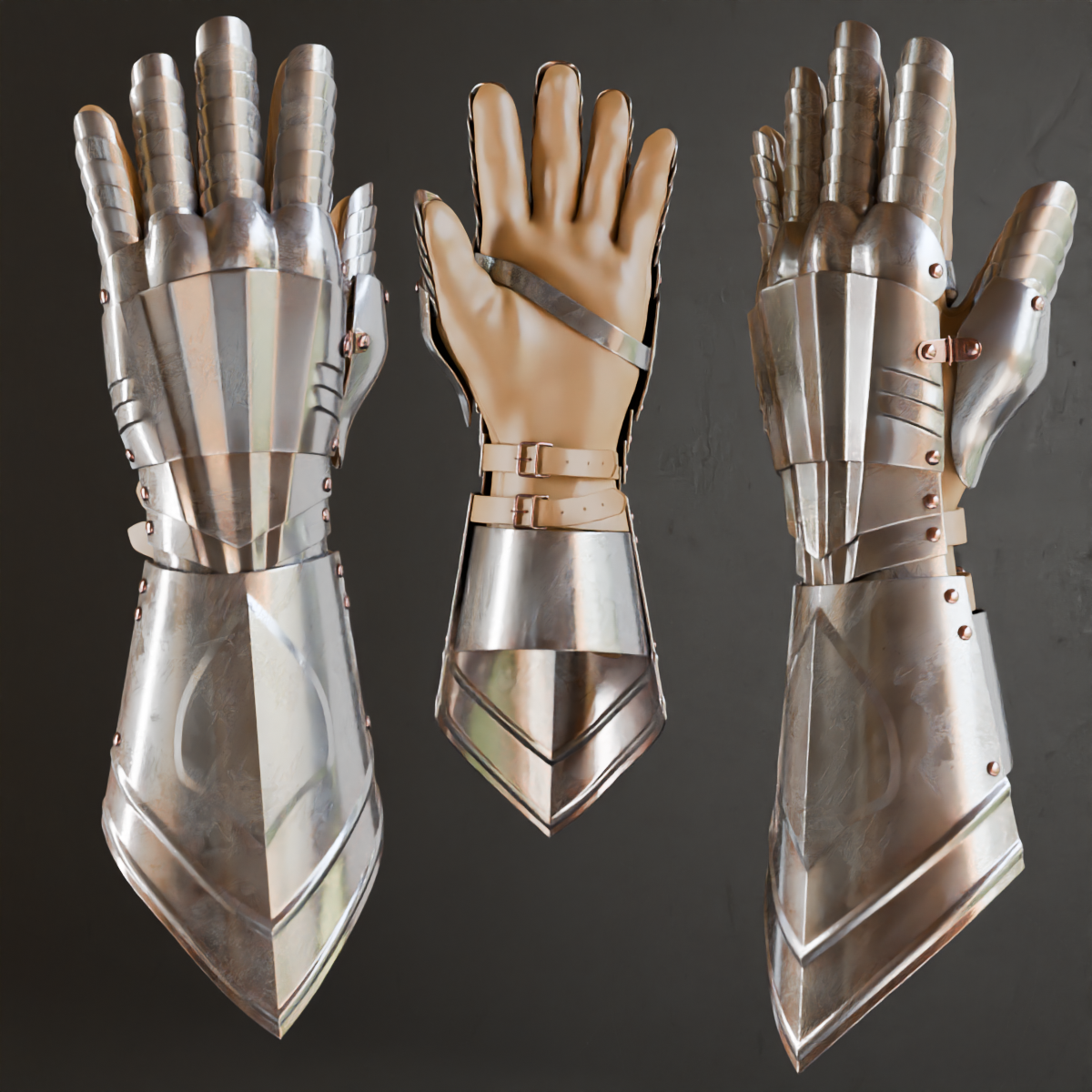 MK HandArmor 015 | Historical Weapons models | BlenderKit