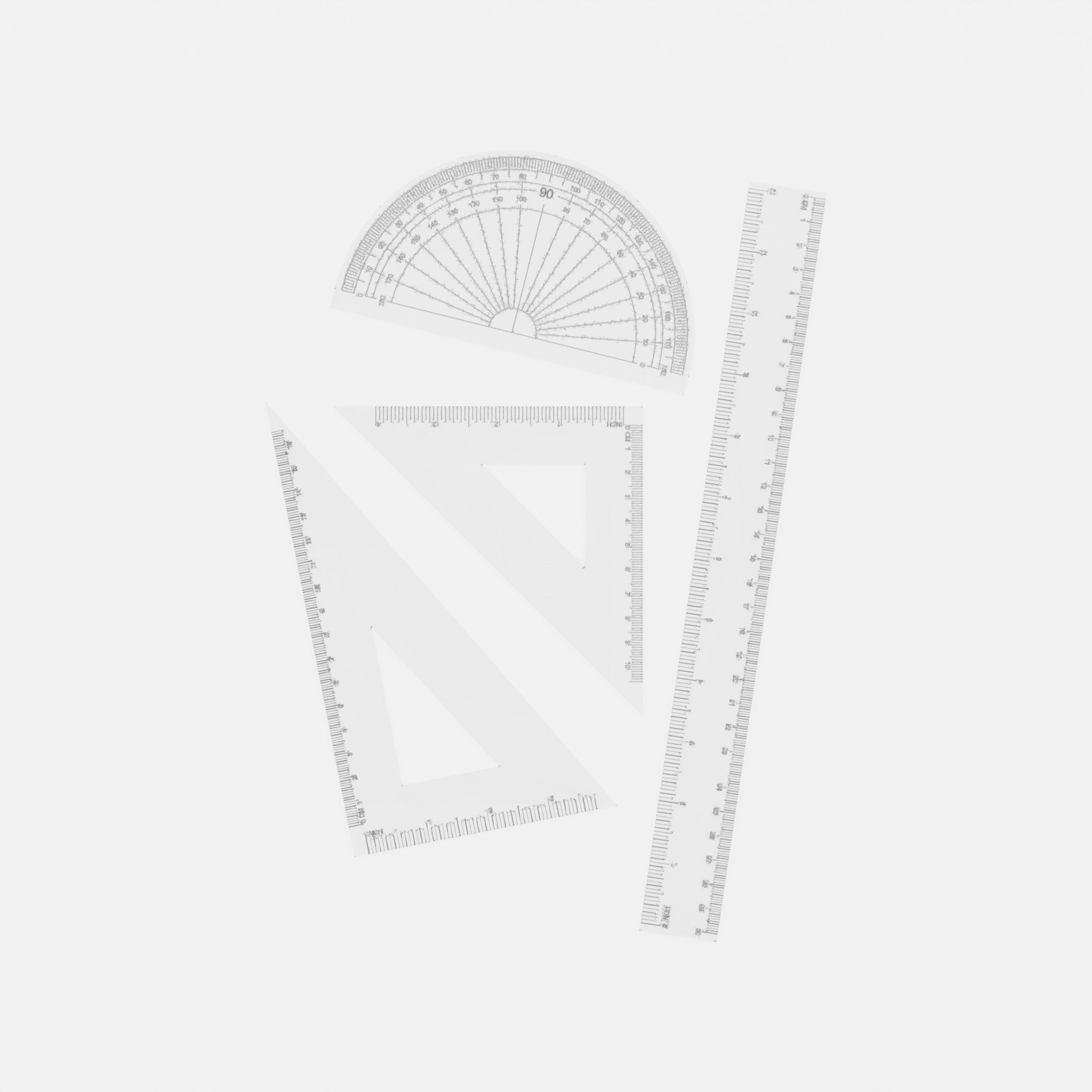 Basic Clear Measuring Devices | 3D Miscellaneous models | BlenderKit