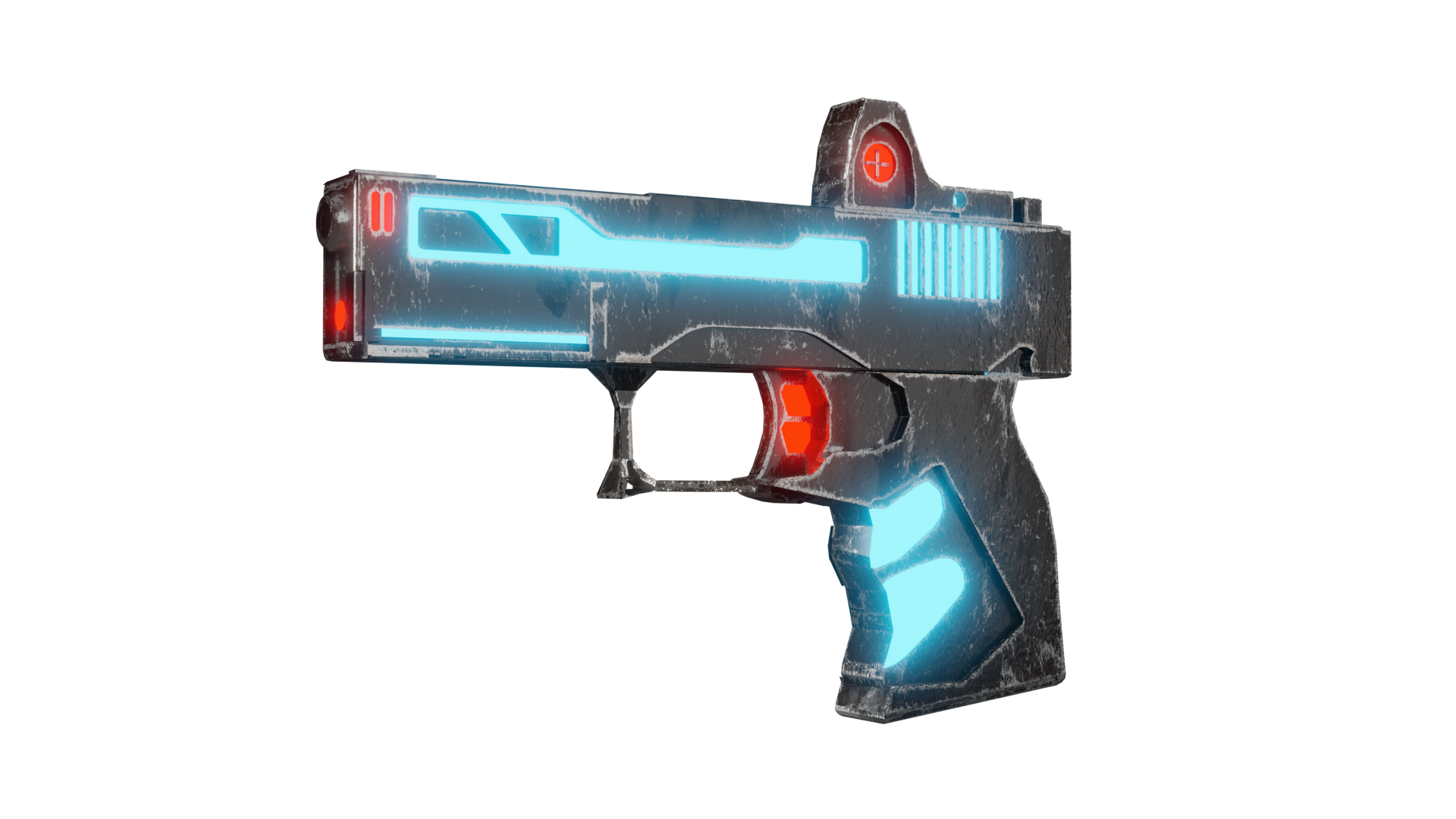Scifi Glock M280 | FREE Sci-Fi Weapons models | BlenderKit
