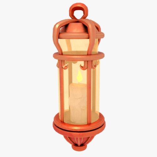 Fantasy stylized floating lamp 11 | Ceiling Lights models | BlenderKit