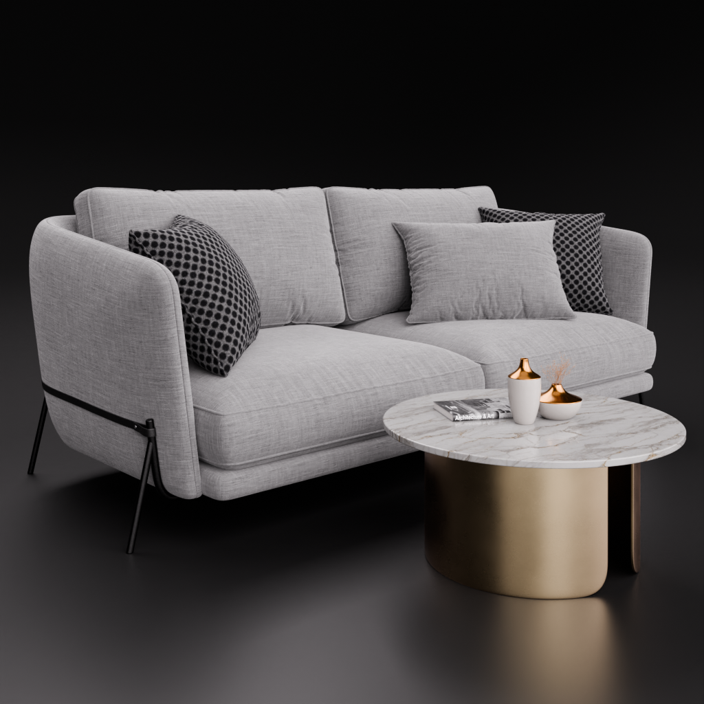Sofa Deep Cradle | Sofas models | BlenderKit