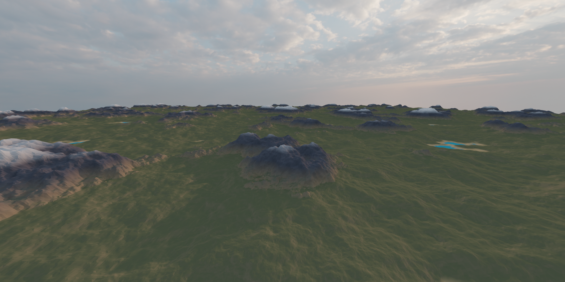 Procedural Terrain 2.0 – Geometry Nodes Terrain Generator | BlenderKit