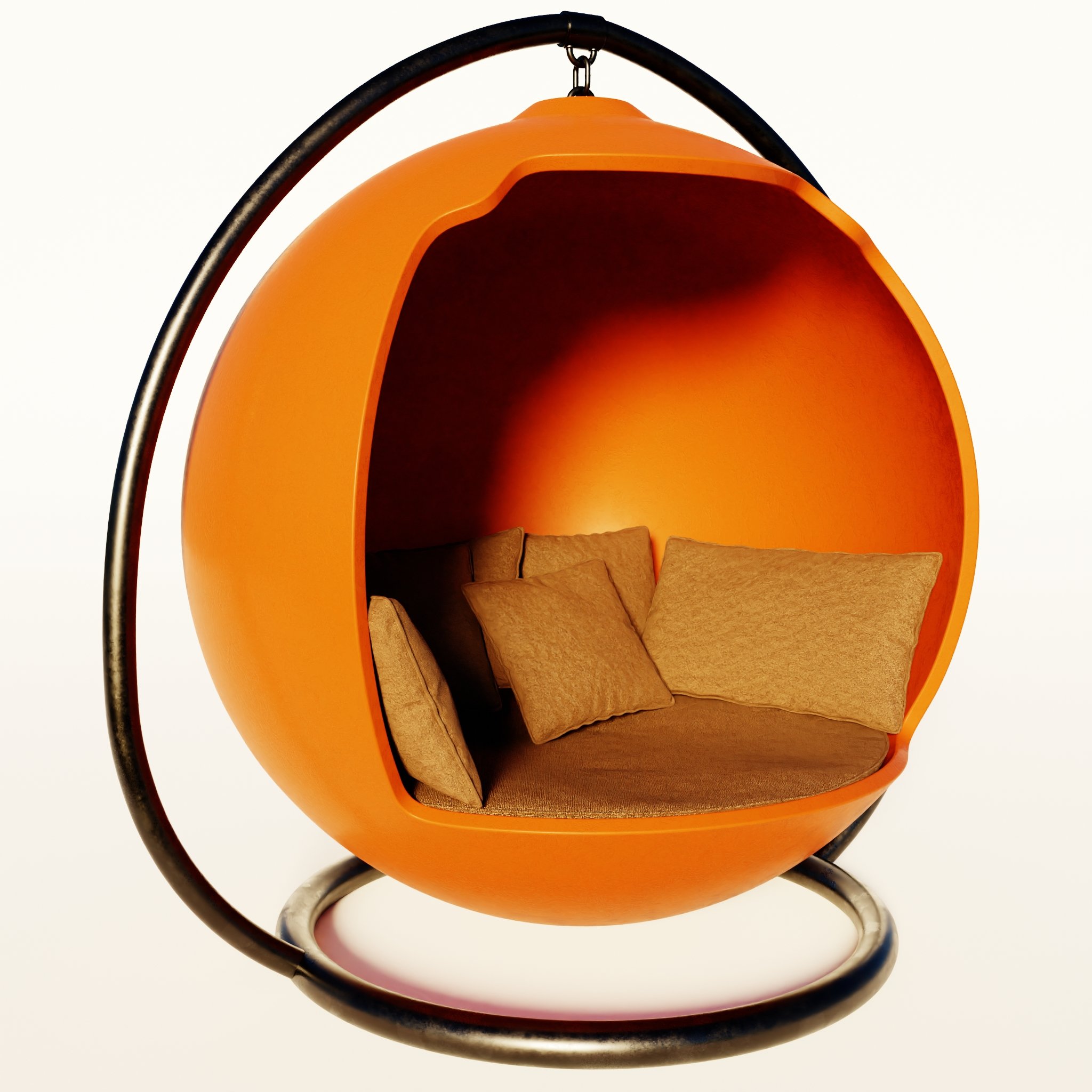 Garden hanging bench | Benches models | BlenderKit