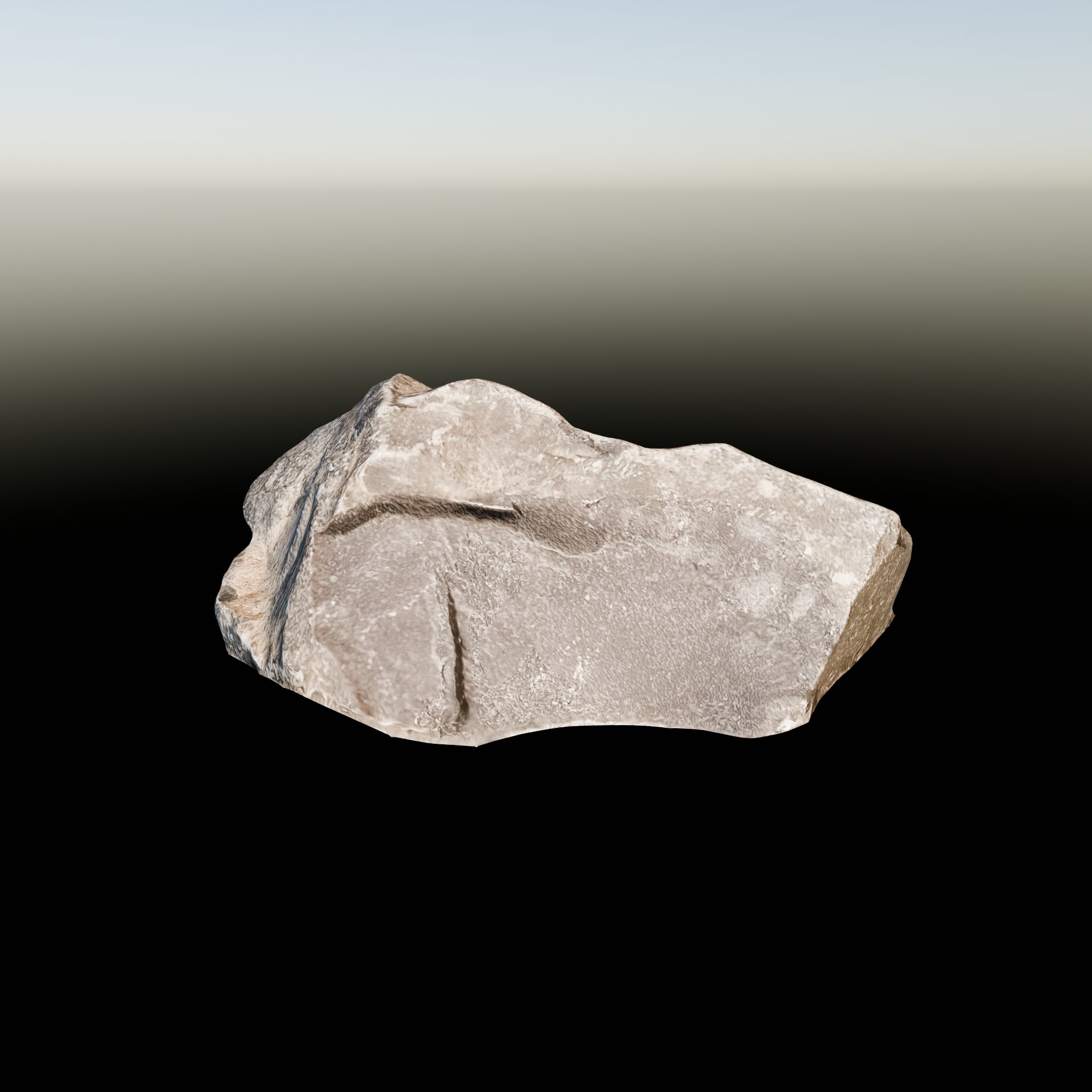 Small Flat Stone | FREE Environment Elements models | BlenderKit