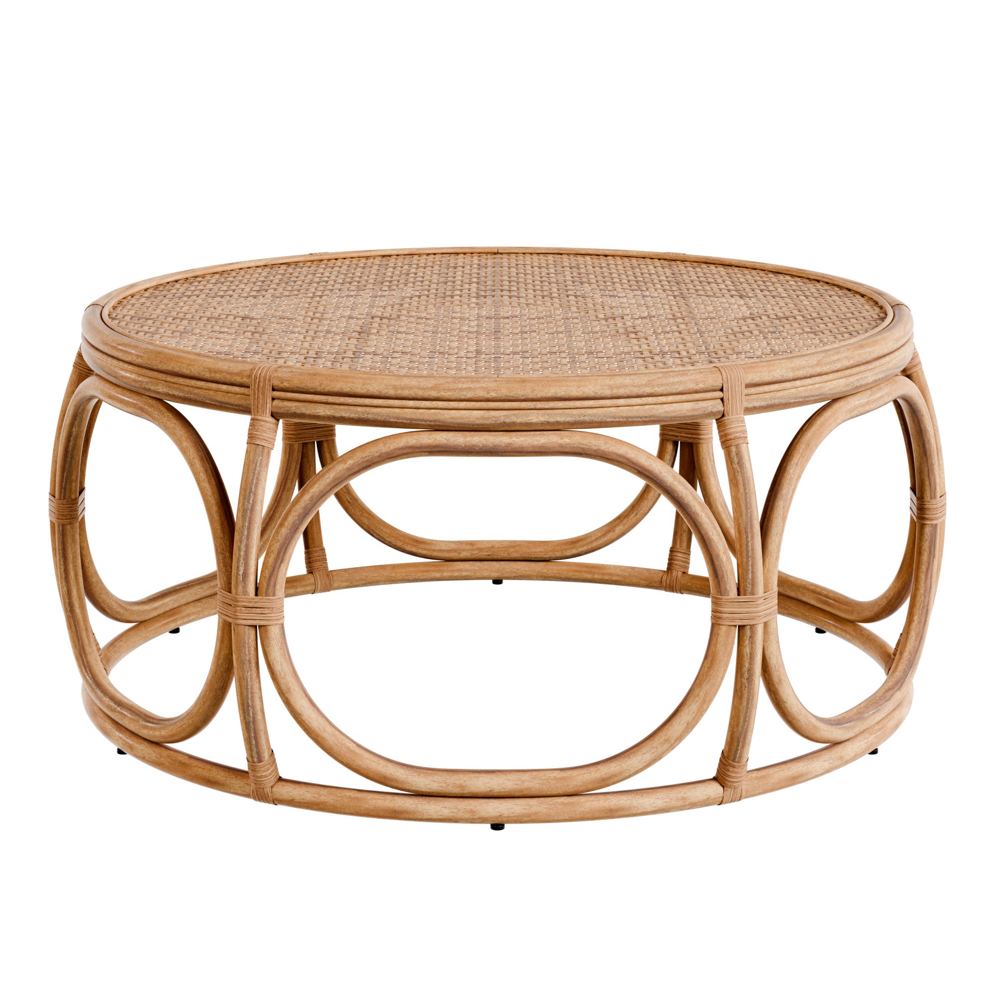 Busan Rattan Coffee Table | Tables models | BlenderKit