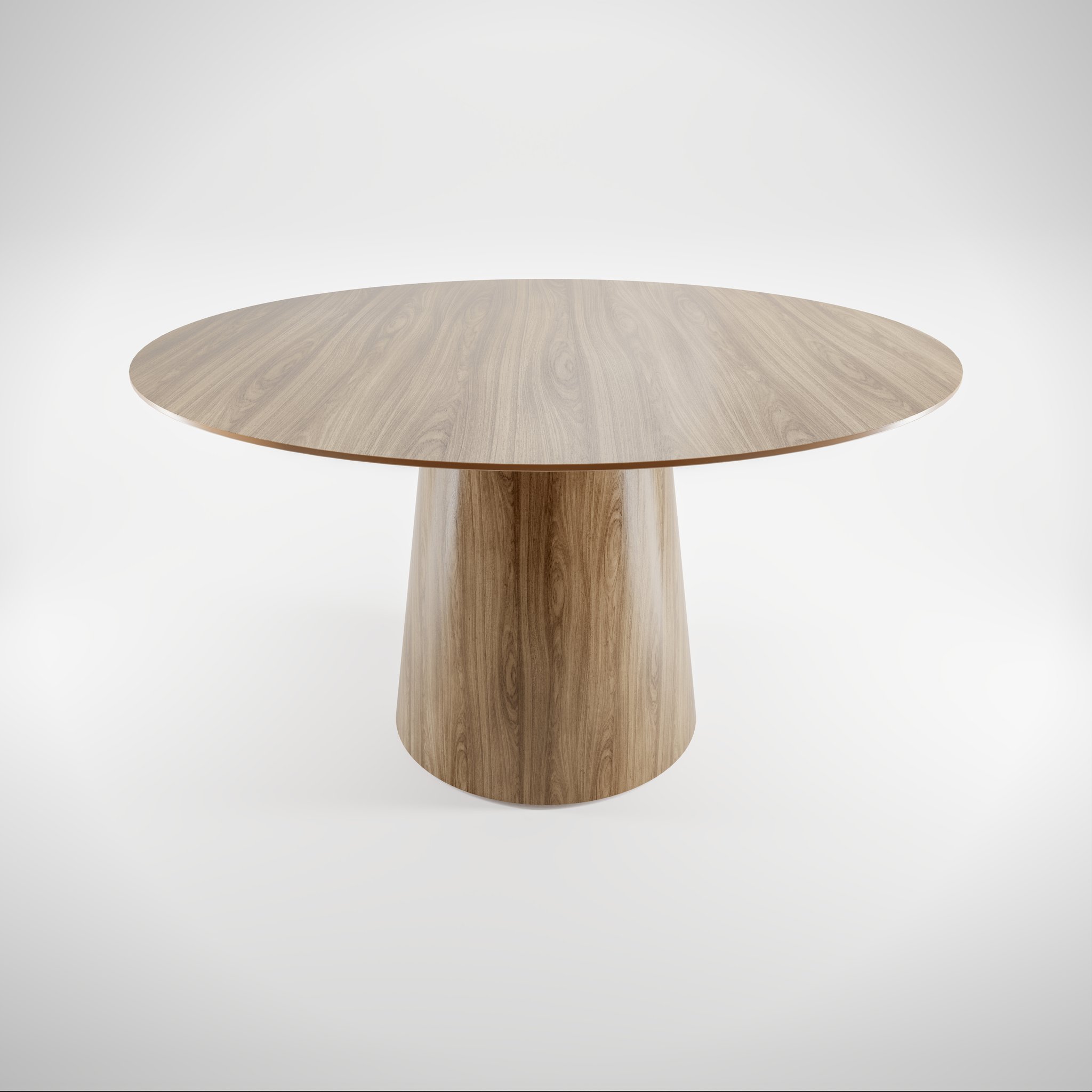 Conical wooden dining table | FREE Tables models | BlenderKit