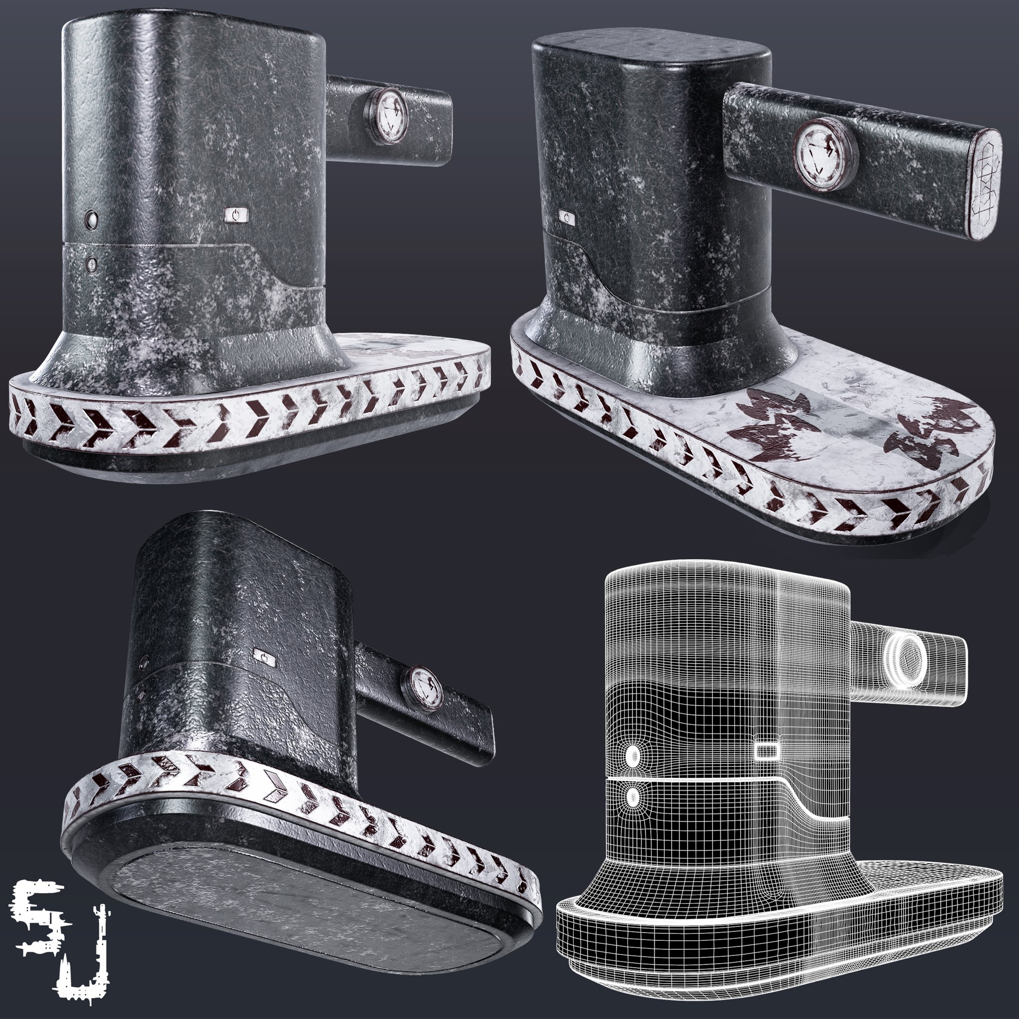 Sander 03 | FREE Industrial Machinery models | BlenderKit