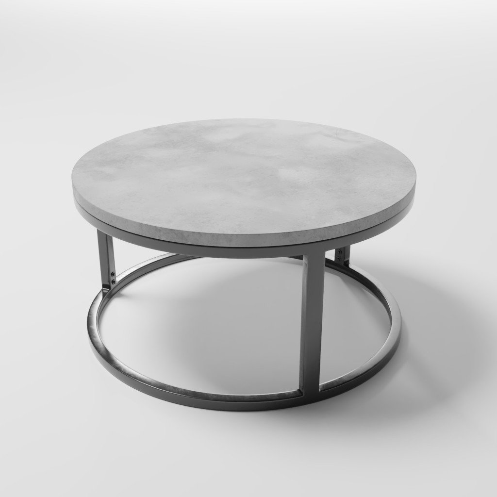 Table - round, small | Tables models | BlenderKit