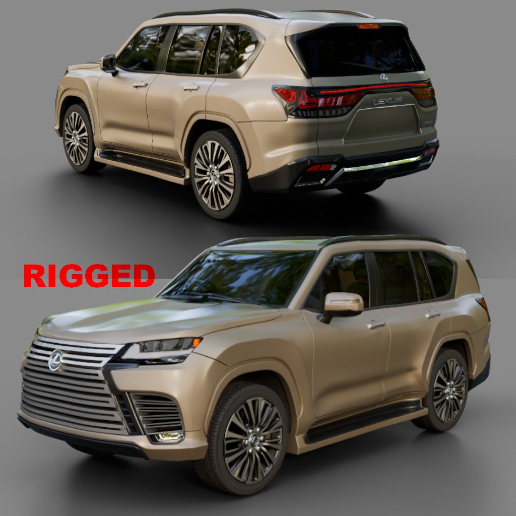 Blendkit | Download the Lexus LX500 model