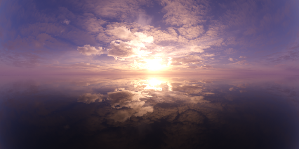 Dramatic Sunset Cloudy Sky | Nature HDRis | BlenderKit