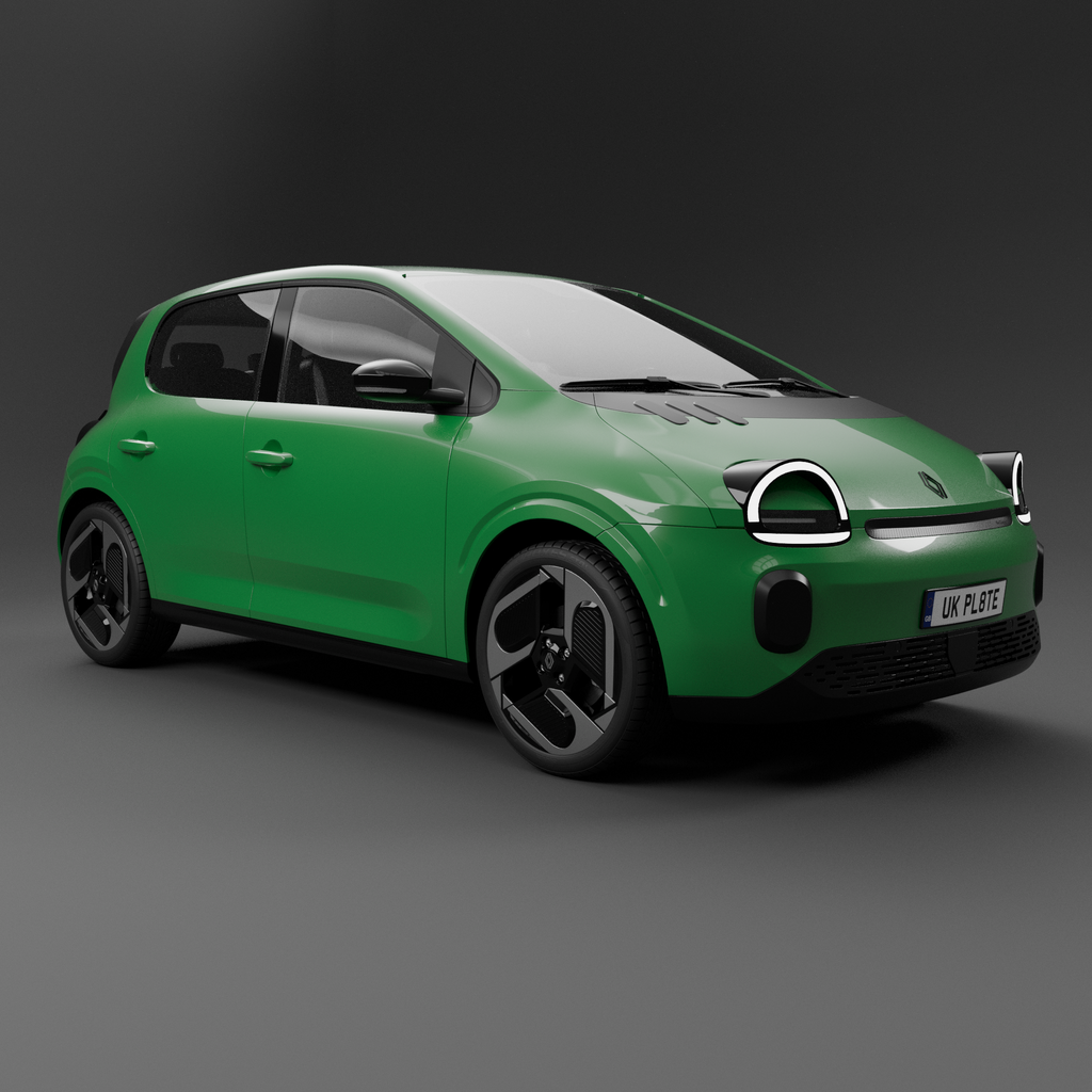 BlenderKit | Download the Renault Twingo E-Tech EV 2027 model