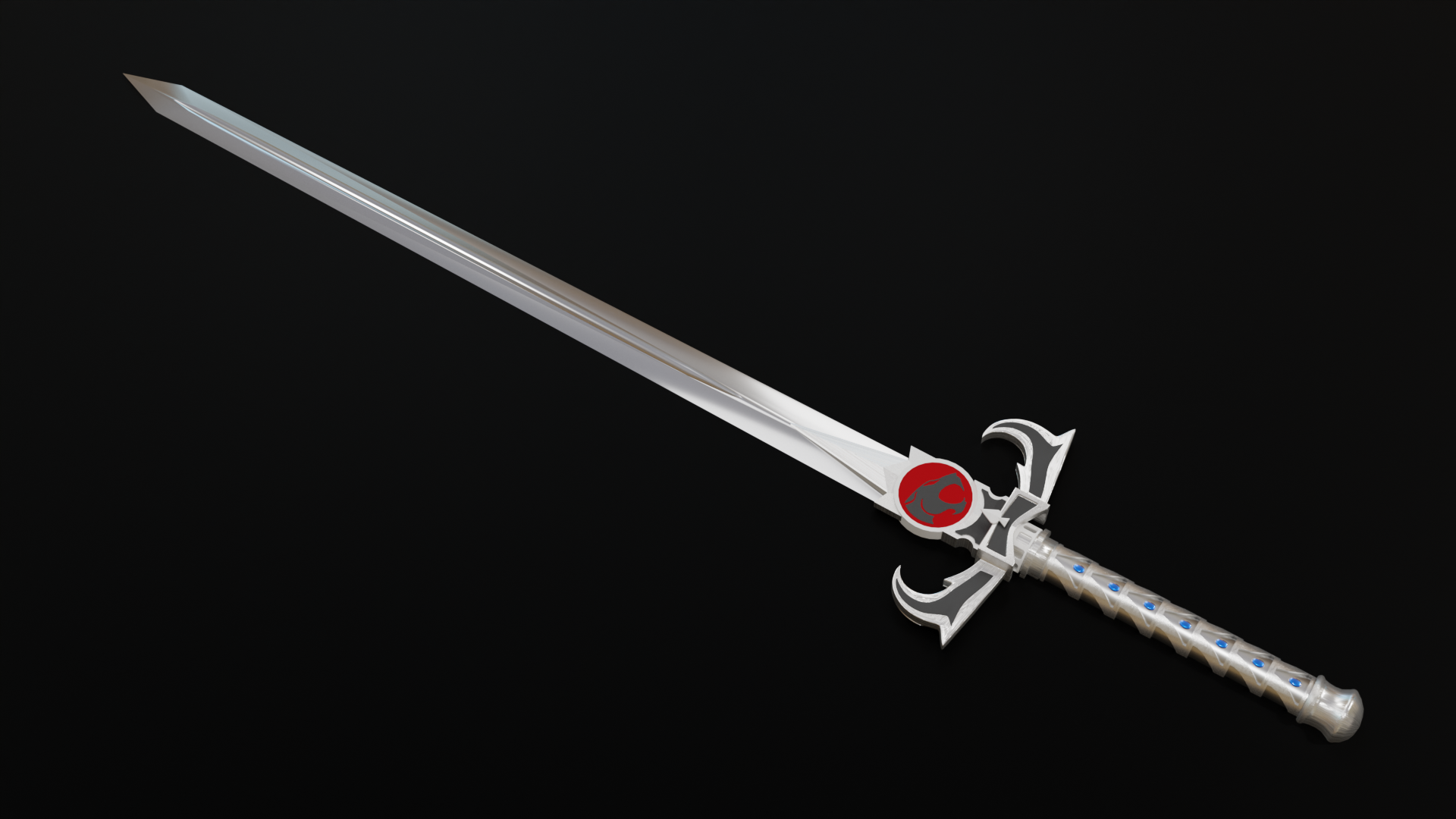 Thunder cat Sword | FREE Historical Weapons models | BlenderKit