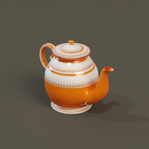 Arebian tea set (jug large) | Tableware Sets models | BlenderKit