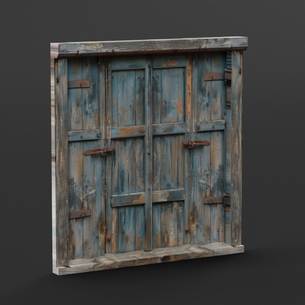 Old window - T - 31 | Windows models | BlenderKit