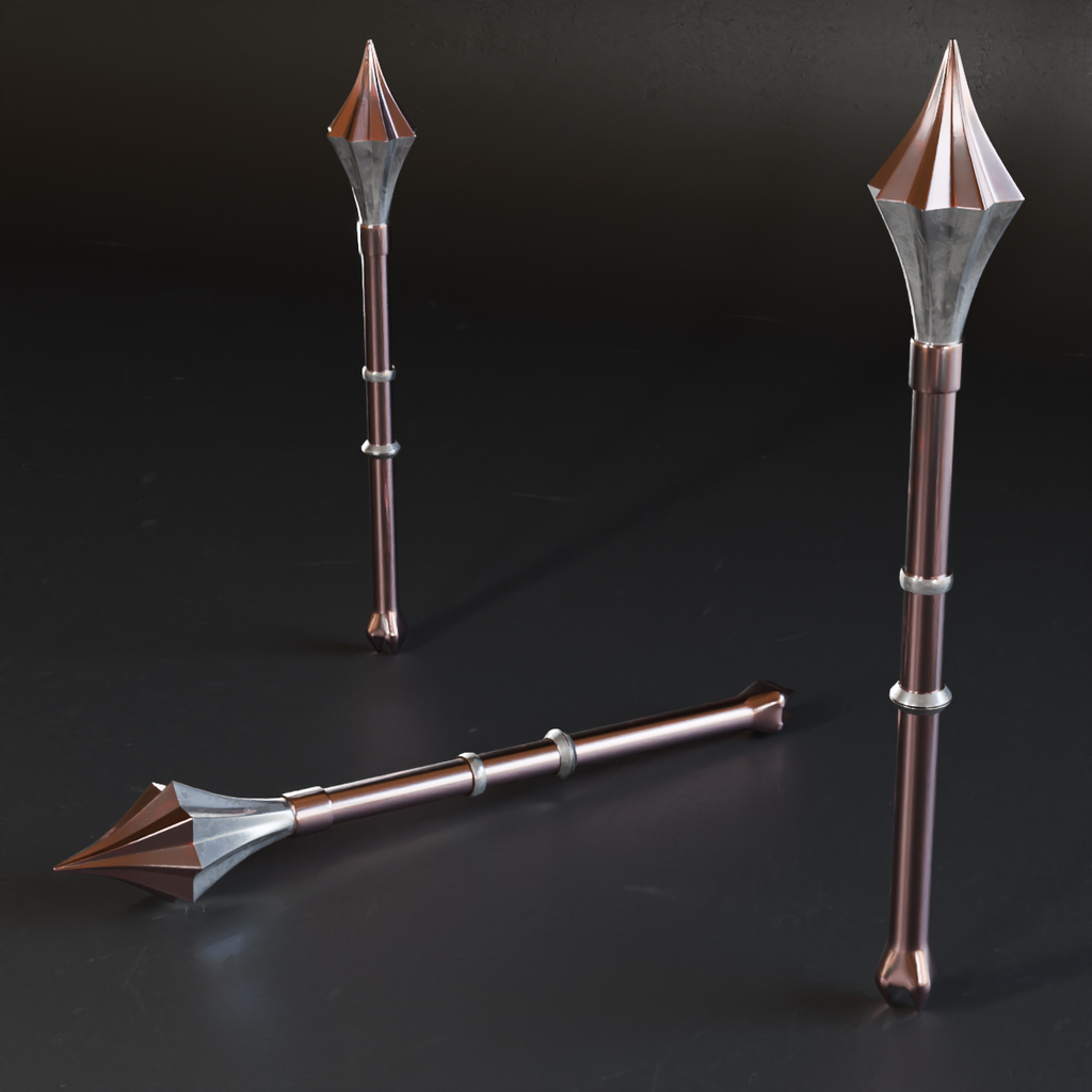 MK BaseMesh mace-22 | Historical Weapons models | BlenderKit
